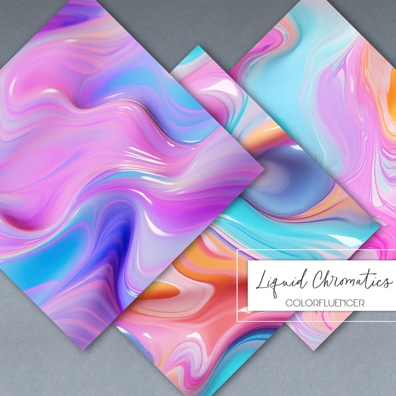 Liquid Paint Backgrounds | Liquid Chromatics | Digital Papers ...