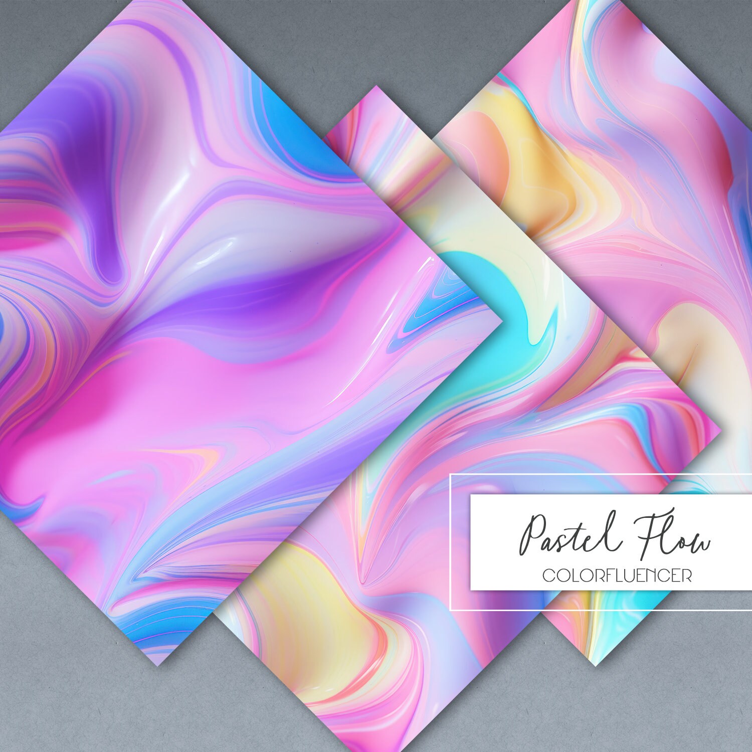 Liquid Paint Backgrounds Pastel Flow Digital Papers Sublimation Designs ...