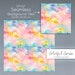 Paint Backgrounds Pastel Brush Strokes Rainbow Clouds Seamless Pattern ...
