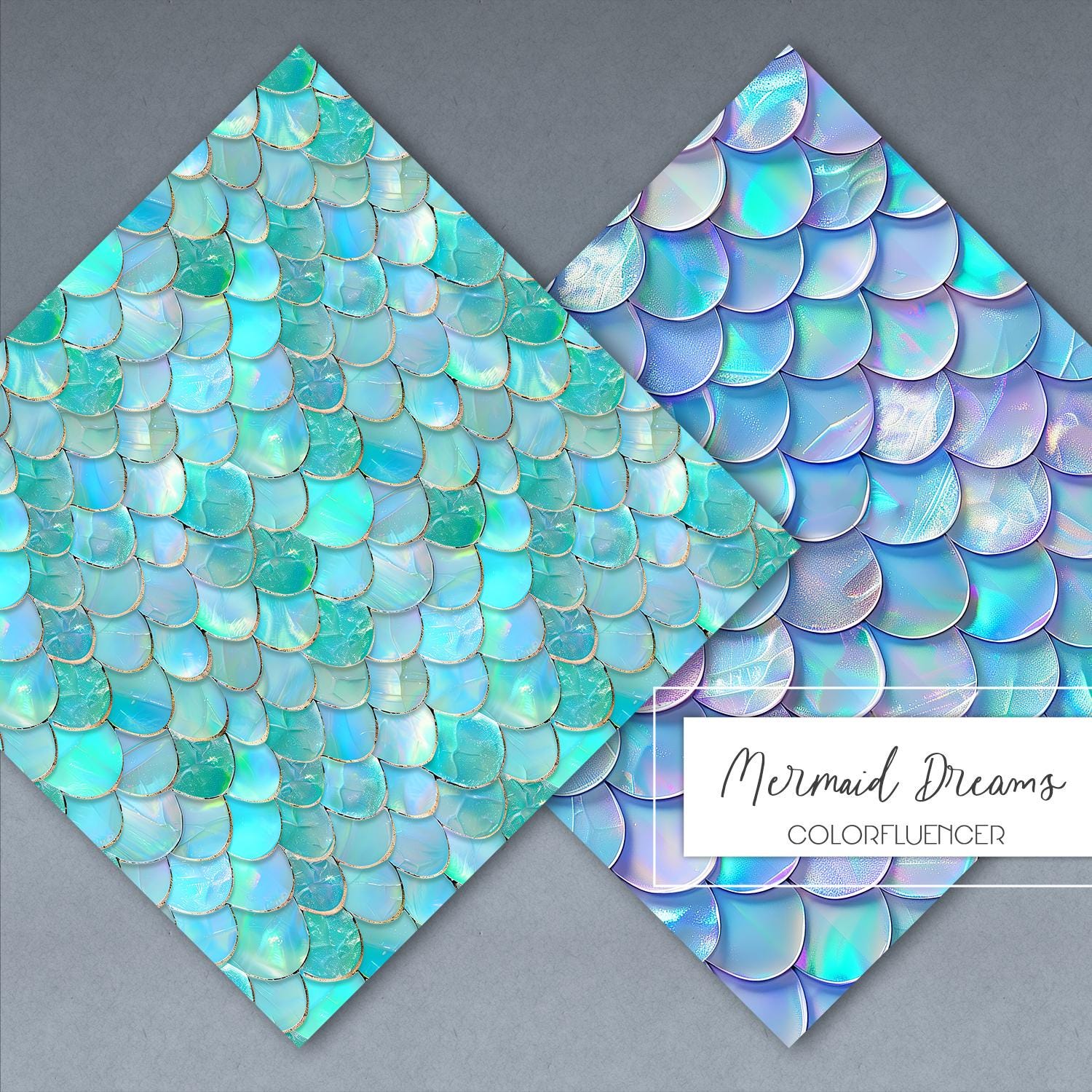Mermaid Scales Background Images Digital Paper Sublimation Design ...