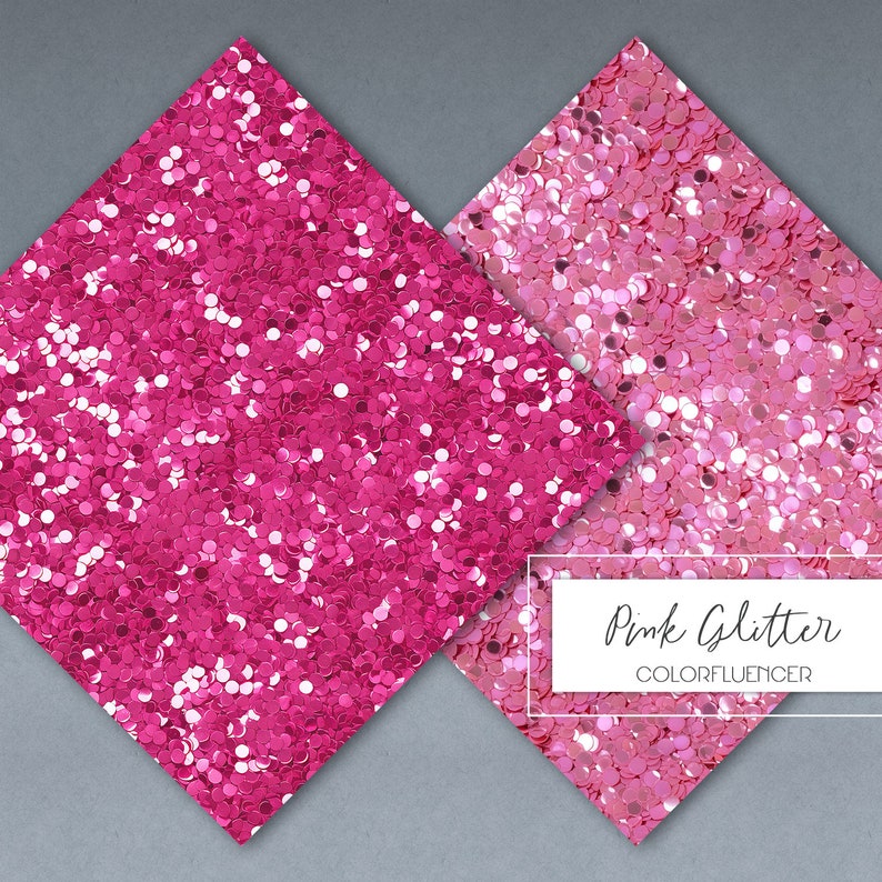 Pink Glitter Seamless Patterns Digital Paper Sublimation Design ...