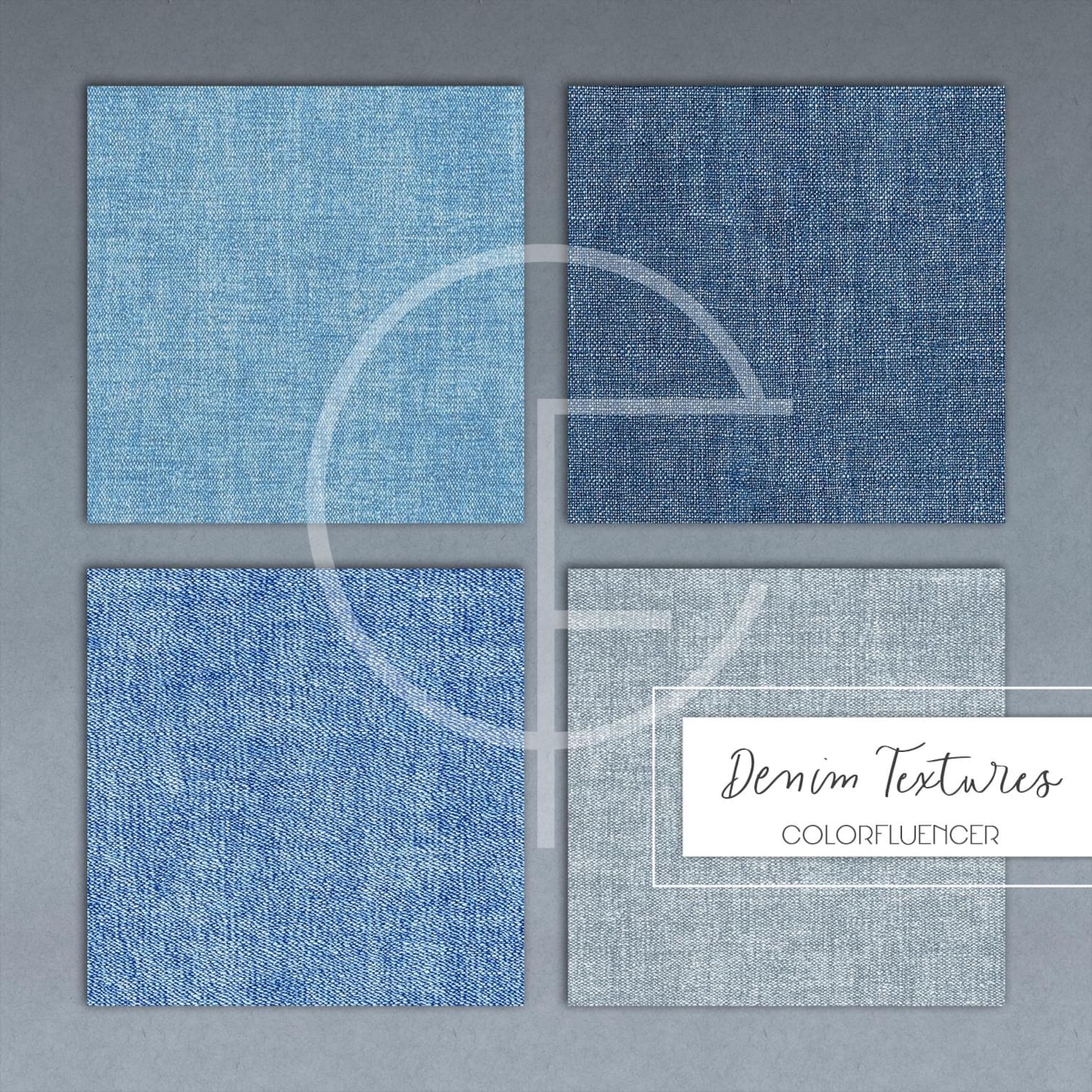 Seamless Denim Textures | Blue Denim Fabric Seamless Pattern | Digital ...