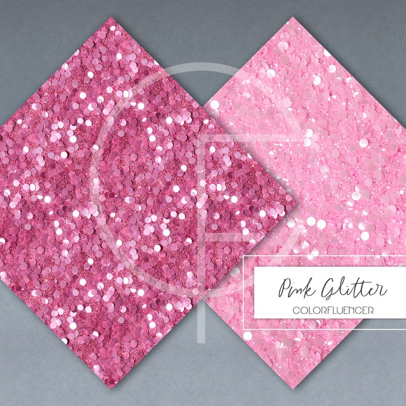 Pink Glitter Seamless Patterns | Digital Paper | Sublimation Design ...