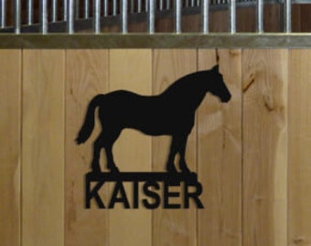 Personalized Barrel Racing Horse Stall Sign and Wall Hangings - Etsy