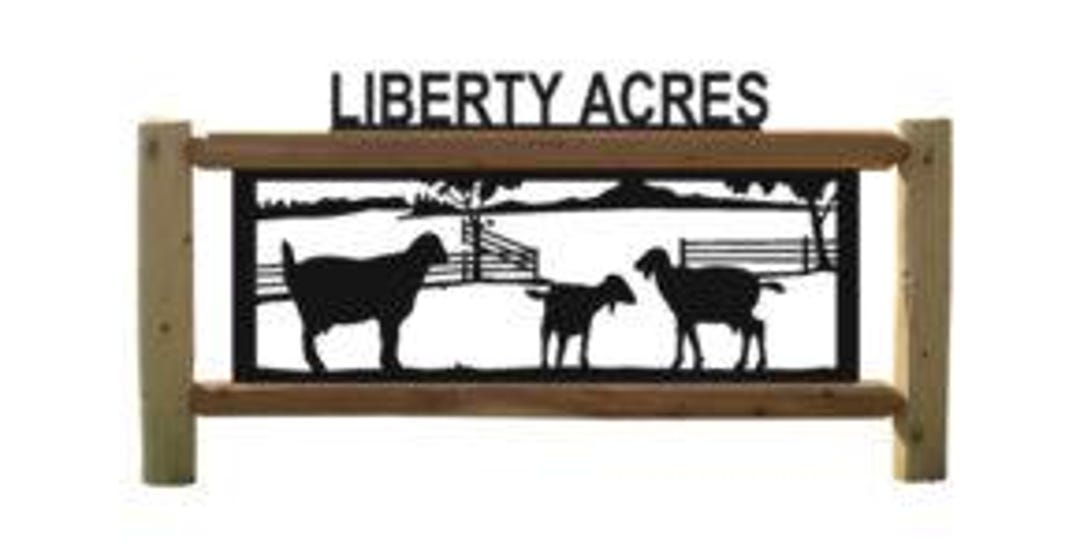 Personalized Farm Animals Cedar Log Outdoor Sign Decor - Etsy