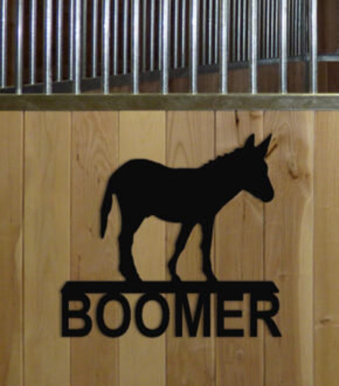 Personalized Donkey Stall Sign and Wall Hangings - Etsy