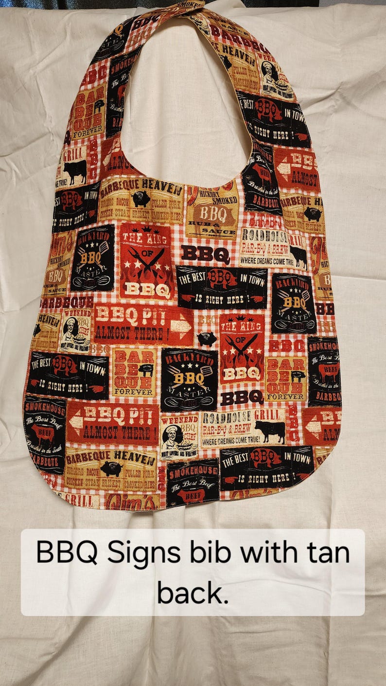 2 Sided Adult Bibs. - Etsy