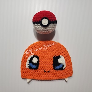 PICK ONE - Pokemon Inspired, Starter Hat and Pokeball Set, Choose Your ...