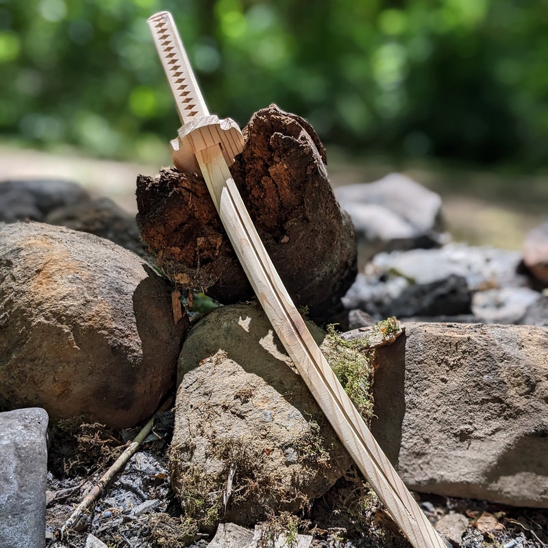 Wood Samurai Sword Cosplay - Etsy