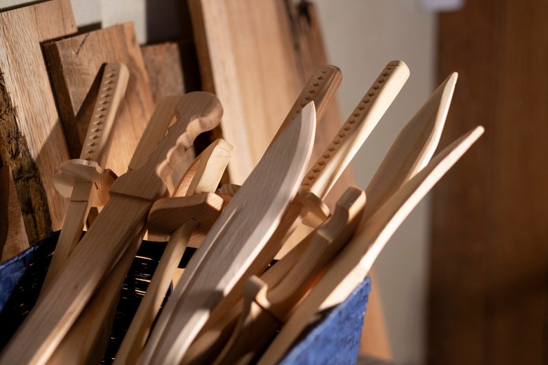 Wood Play Hand Axe / Costume Dress up Cosplay Prop / Fantasy Adventure ...