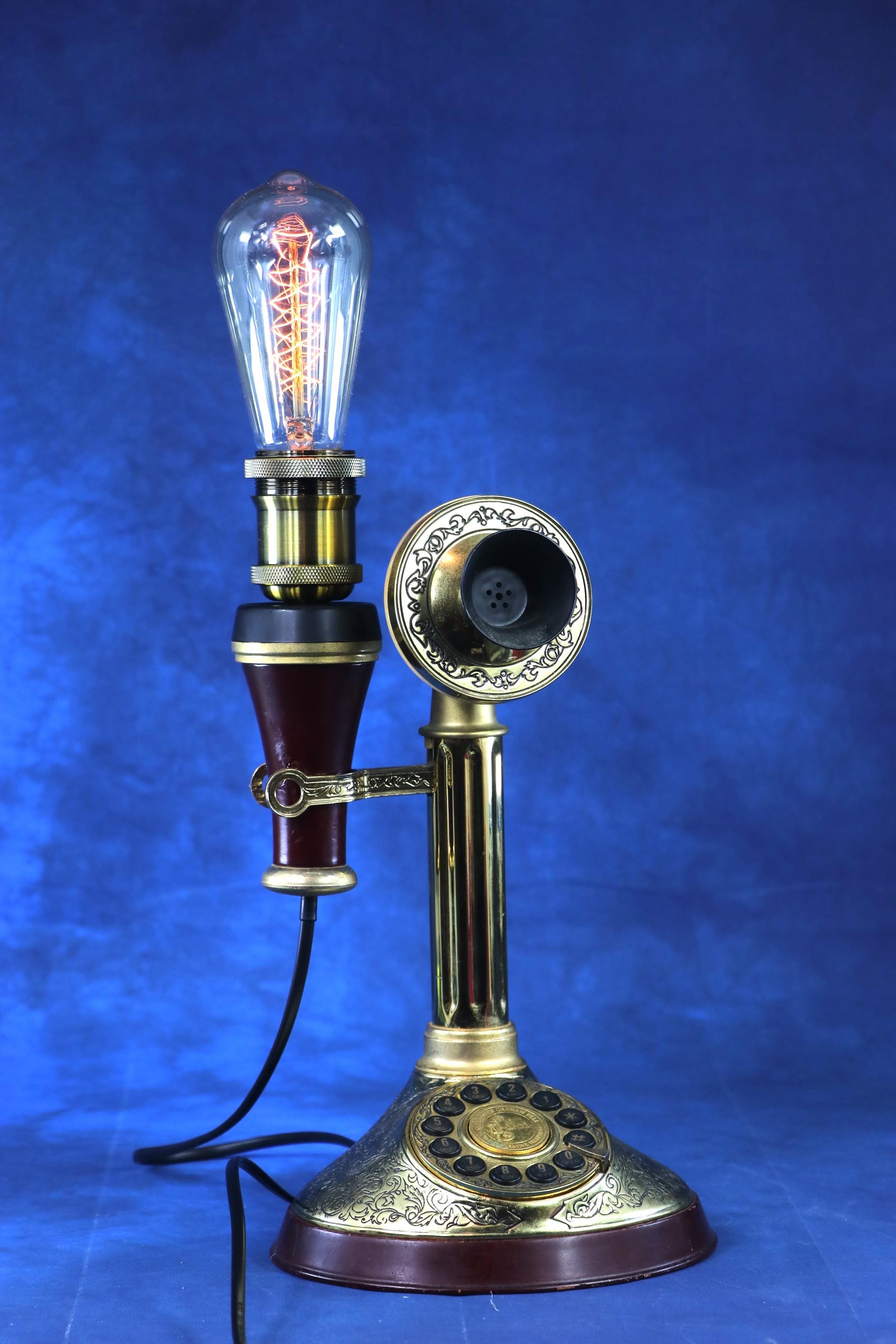 VINTAGE Franklin Alexander Graham Bell Commemorative Telephone/lamp ...