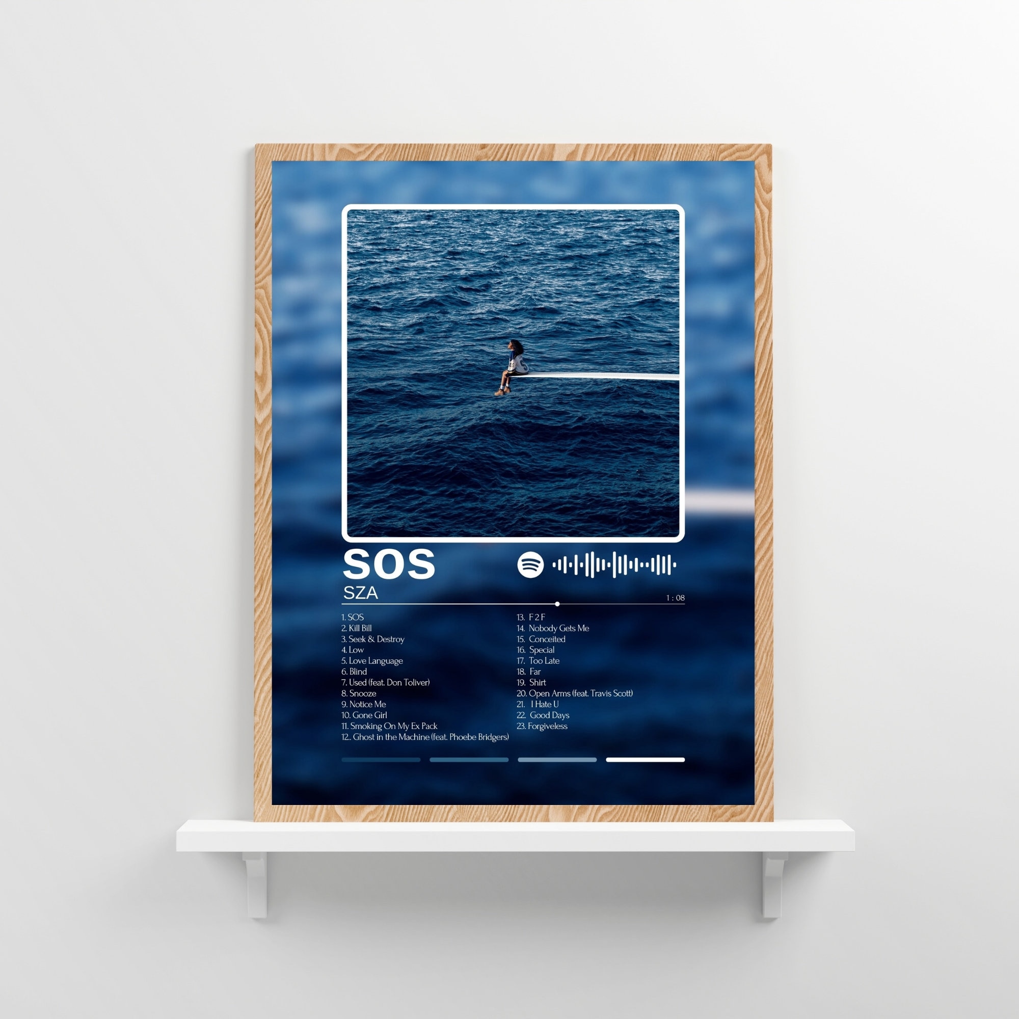 SZA Poster, SZA Printable, SOS Poster, Sza Poster, Sza Merch - Etsy