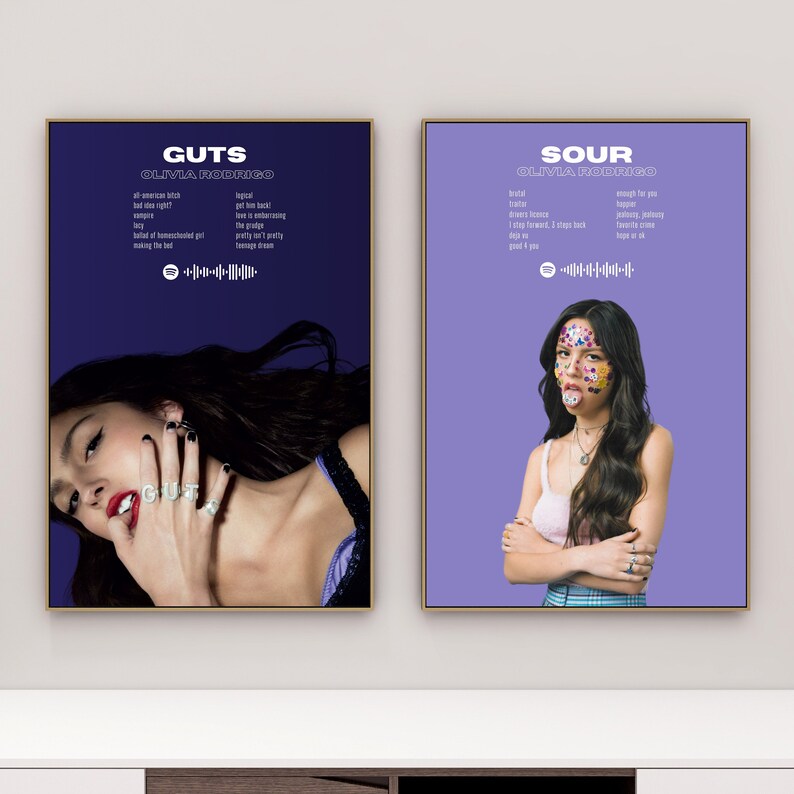 Olivia Rodrigo Poster, Olivia Rodrigo Sour, Olivia Rodrigo Guts, Guts ...