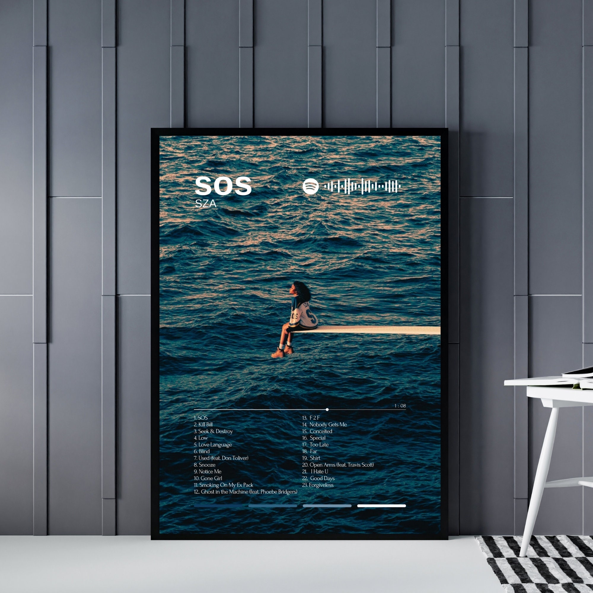 SZA Poster, SZA Printable, SOS Poster, Sza Poster, Sza Merch - Etsy