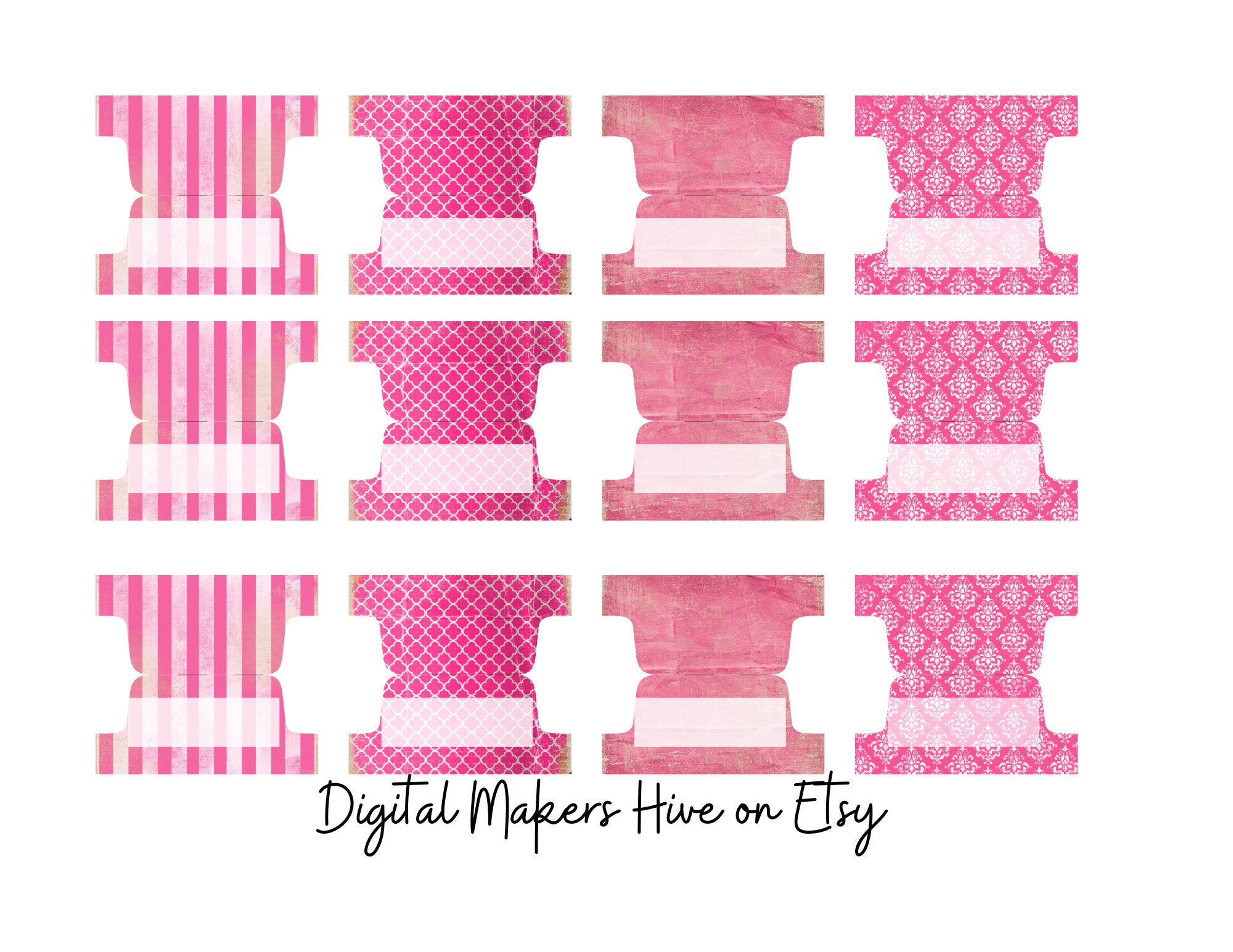 36 Raspberry Printable Divider Journal Notebook Tabs - Etsy