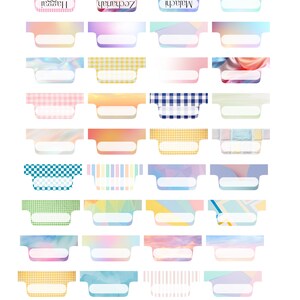 Pretty in Pastel: Printable Bible Divider Tabs Set - Etsy