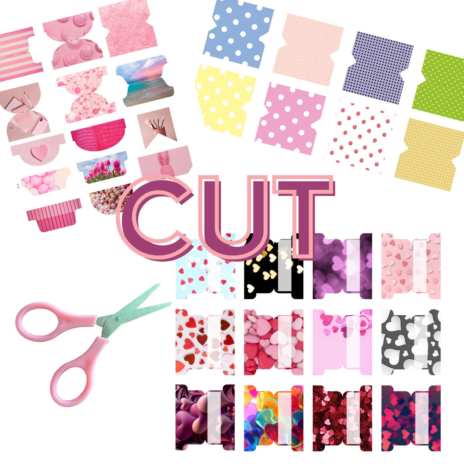 Rainbow Monthly Printable Journal Tabs - Etsy