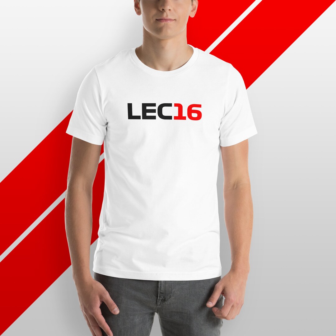 Charles Leclerc, LEC16, Formula 1 T-shirt, Formula 1 Clothing, F1 ...