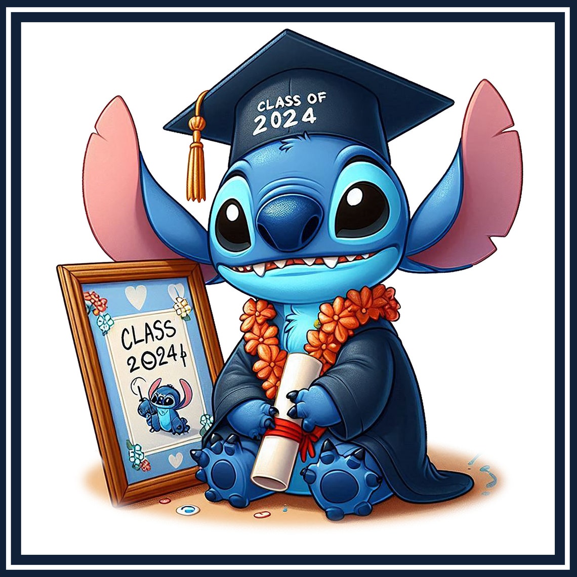 Stitch Graduation 2024 Clipart Images, Stitch PNG, Stitch Graduation ...
