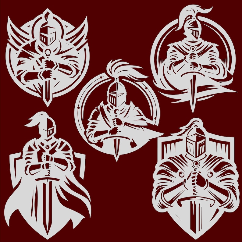 Knight Helmet, Head Armor SVG, PNG, Digital Product - Etsy