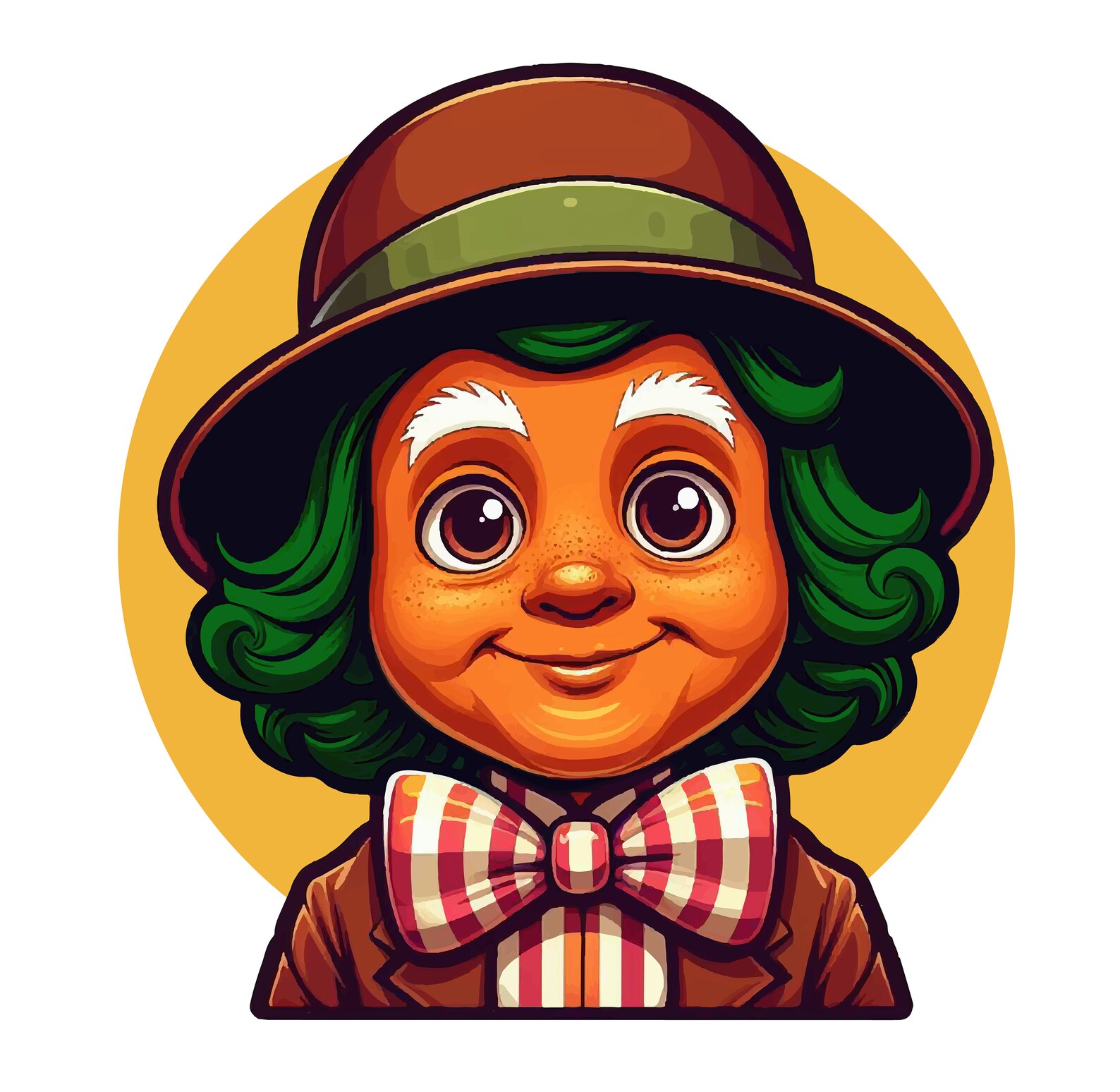 Oompa Loompa, Wonka Chocolate Clipart, SVG, PNG, Digital Product - Etsy