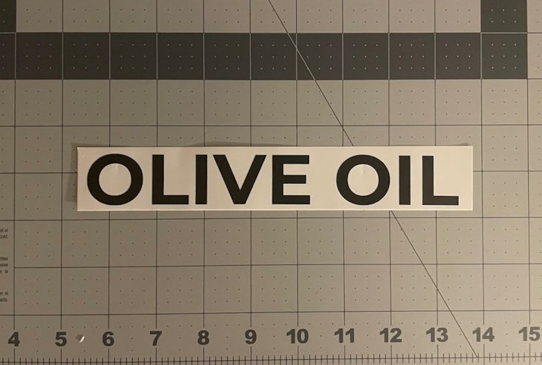 Olive Oil Label, Olive Oil Sticker - Etsy
