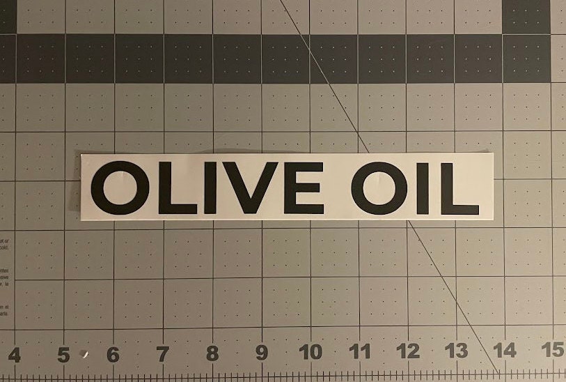 Olive Oil Label, Olive Oil Sticker - Etsy