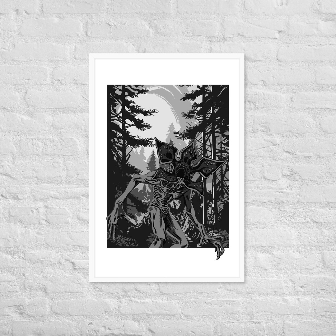 Stranger Things Demogorgon Art (digital Download, High Resolution; up ...