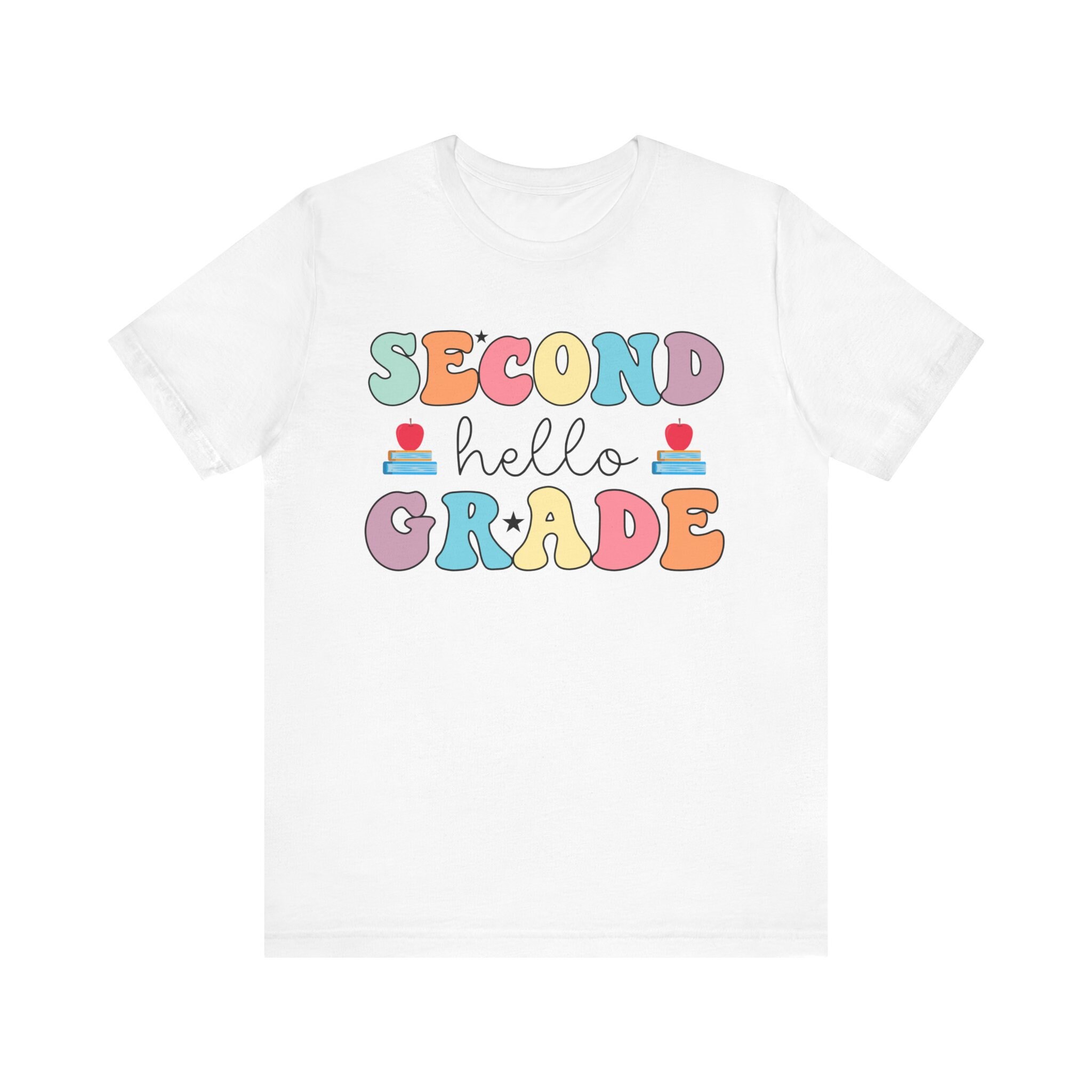 Second Grade Teacher Shirt, Hello 2nd Grade Teacher Shirt, 2nd Grade ...