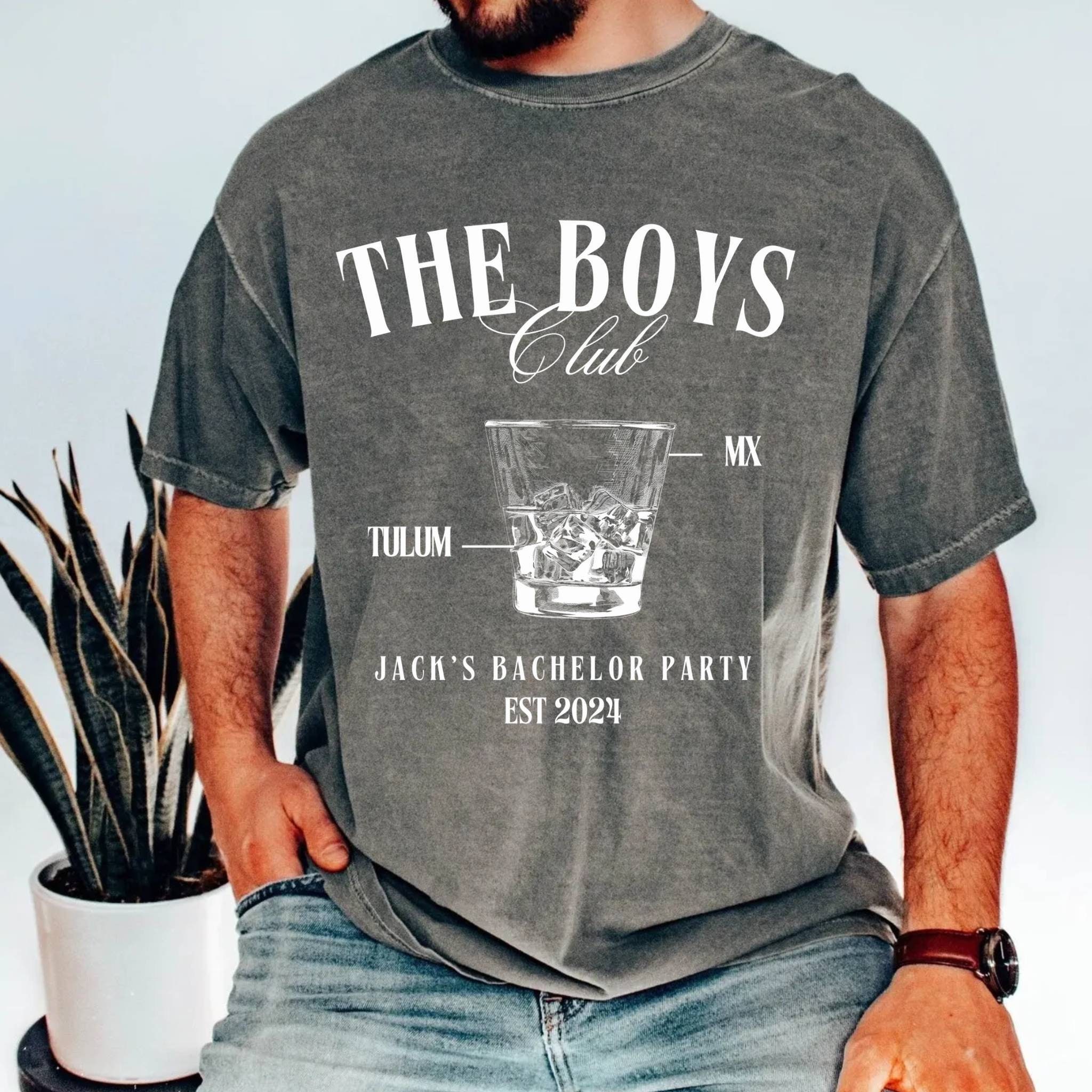 Bachelor Party Shirts, Custom Groomsman Shirt, Personalized Bachelor ...
