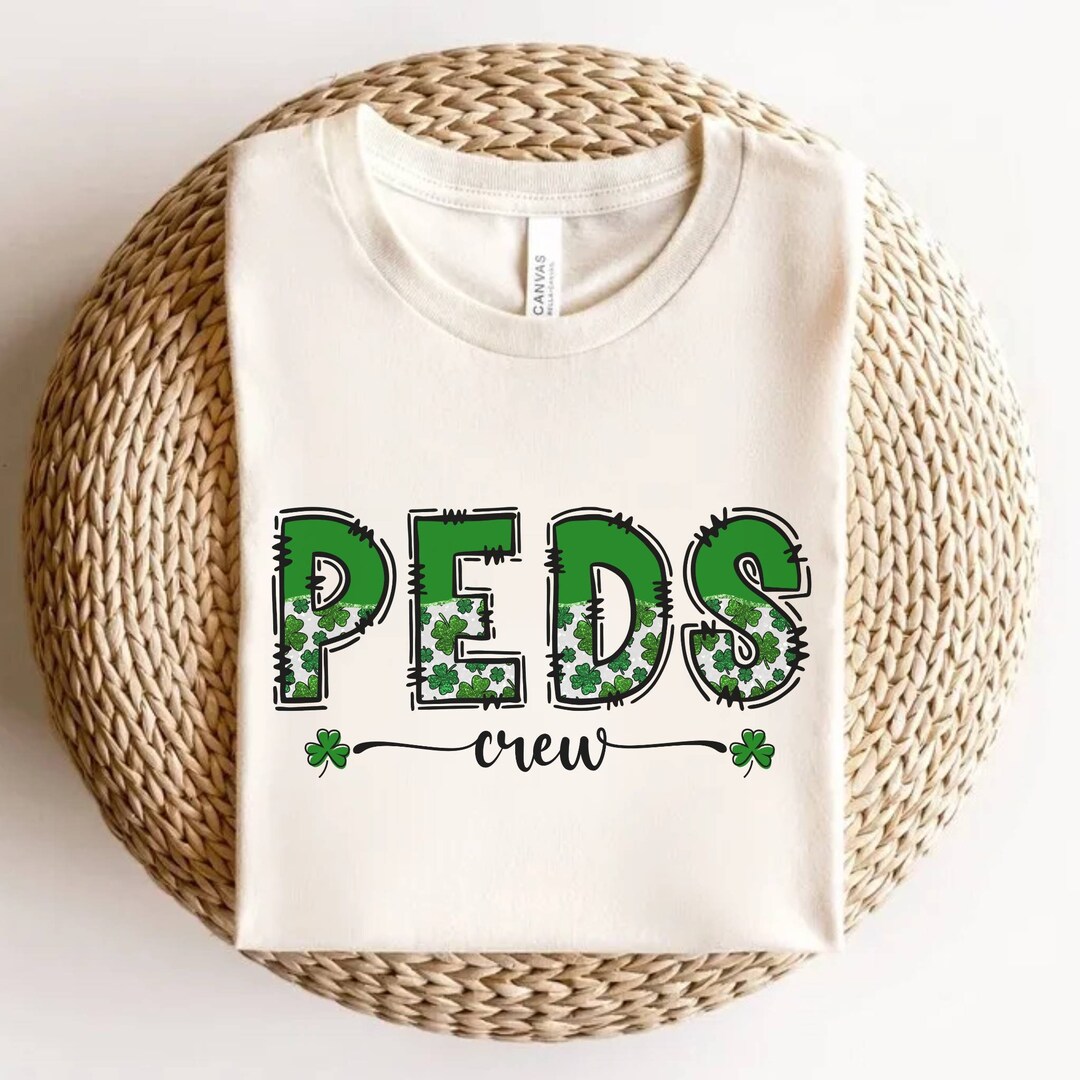 St Patricks Day Peds Nurse Shirts, Pediatrics St Patricks Day Shirt ...