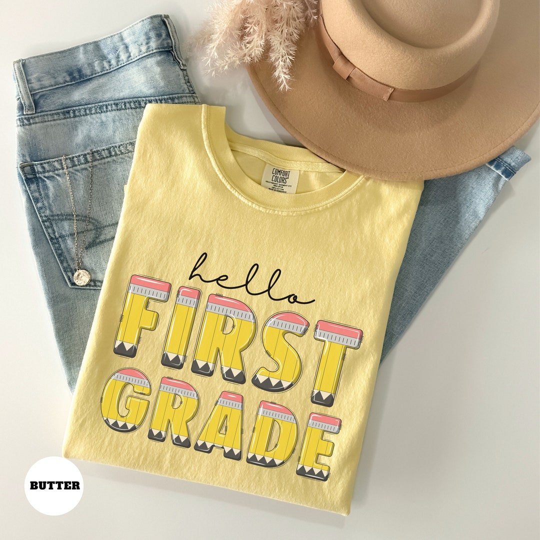 First Grade Shirt, First Day of School Shirt, 1st Grade Outfit, First ...