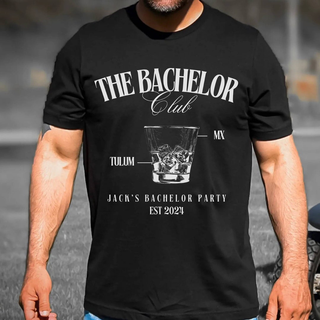 Bachelor Party Shirts, Custom Groomsman Shirt, Personalized Bachelor ...