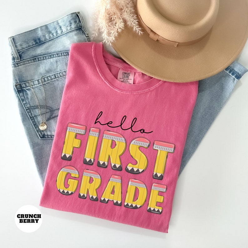 First Grade Shirt, First Day of School Shirt, 1st Grade Outfit, First ...