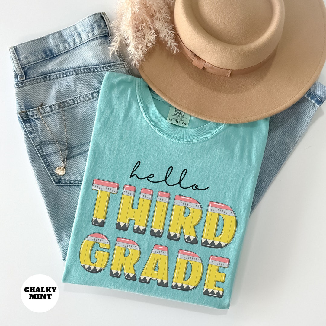 Third Grade Shirt, First Day of School Shirt, 3rd Grade Outfit, Third ...