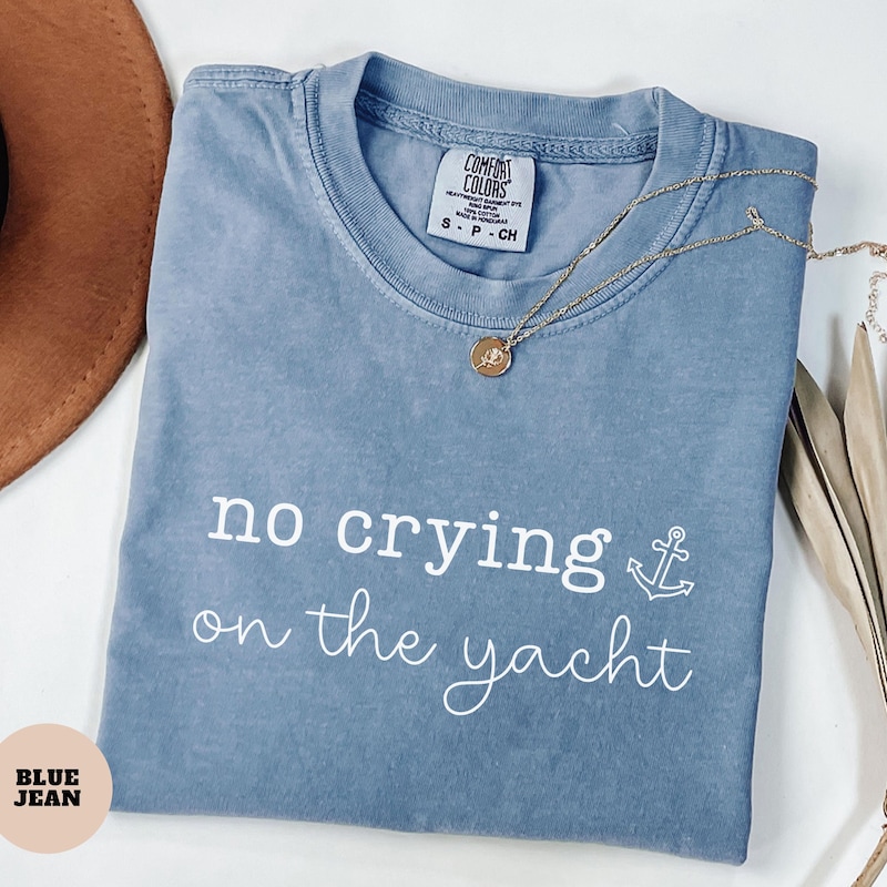 No Crying on Yacht - Etsy