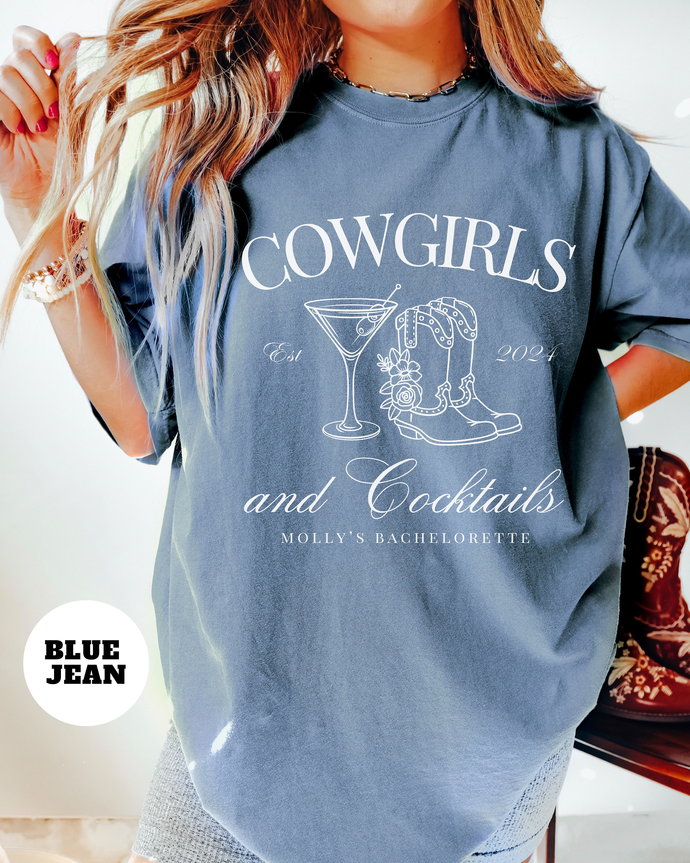 Custom Nashville Bachelorette Party Shirt, Cowgirls and Cocktails ...