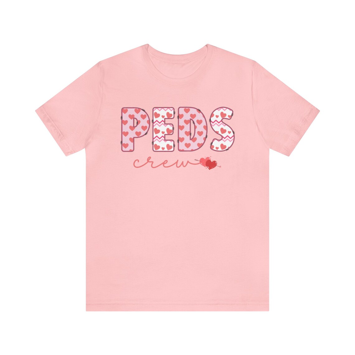 Pediatrics Valentines Shirt, Peds Nurse T-shirt, Valentines Day Peds ...