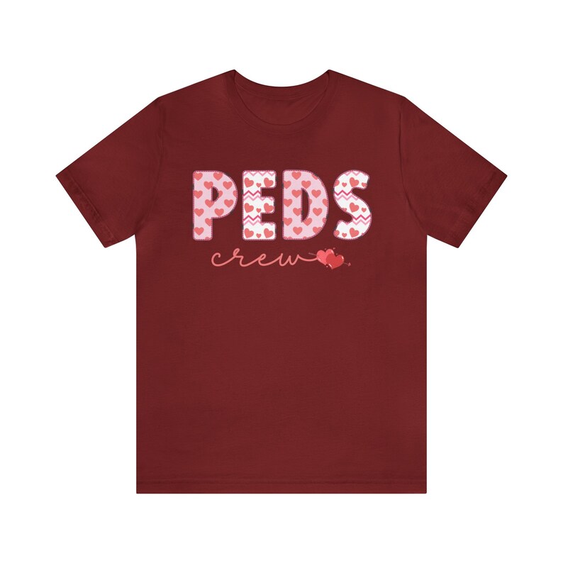 Pediatrics Valentines Shirt, Peds Nurse T-shirt, Valentines Day Peds ...
