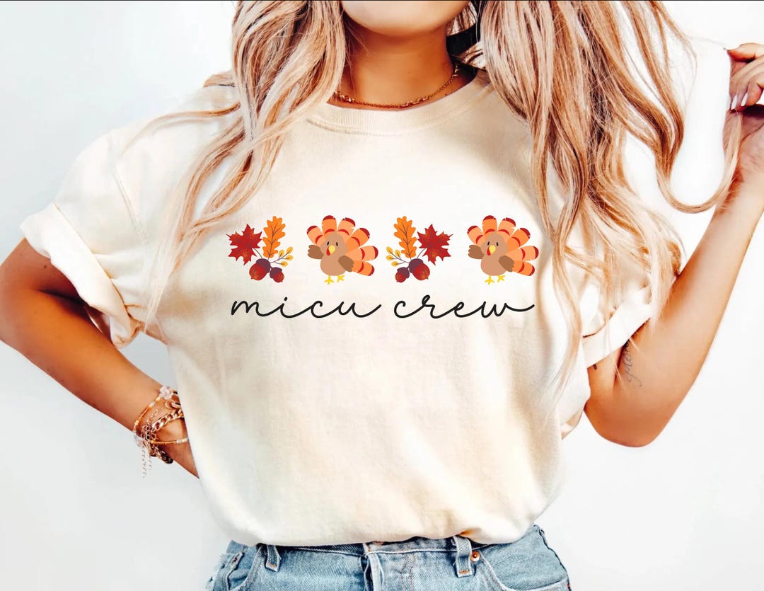Thanksgiving MICU Shirt, Medical ICU Nurse Shirt, Medical Intensive ...