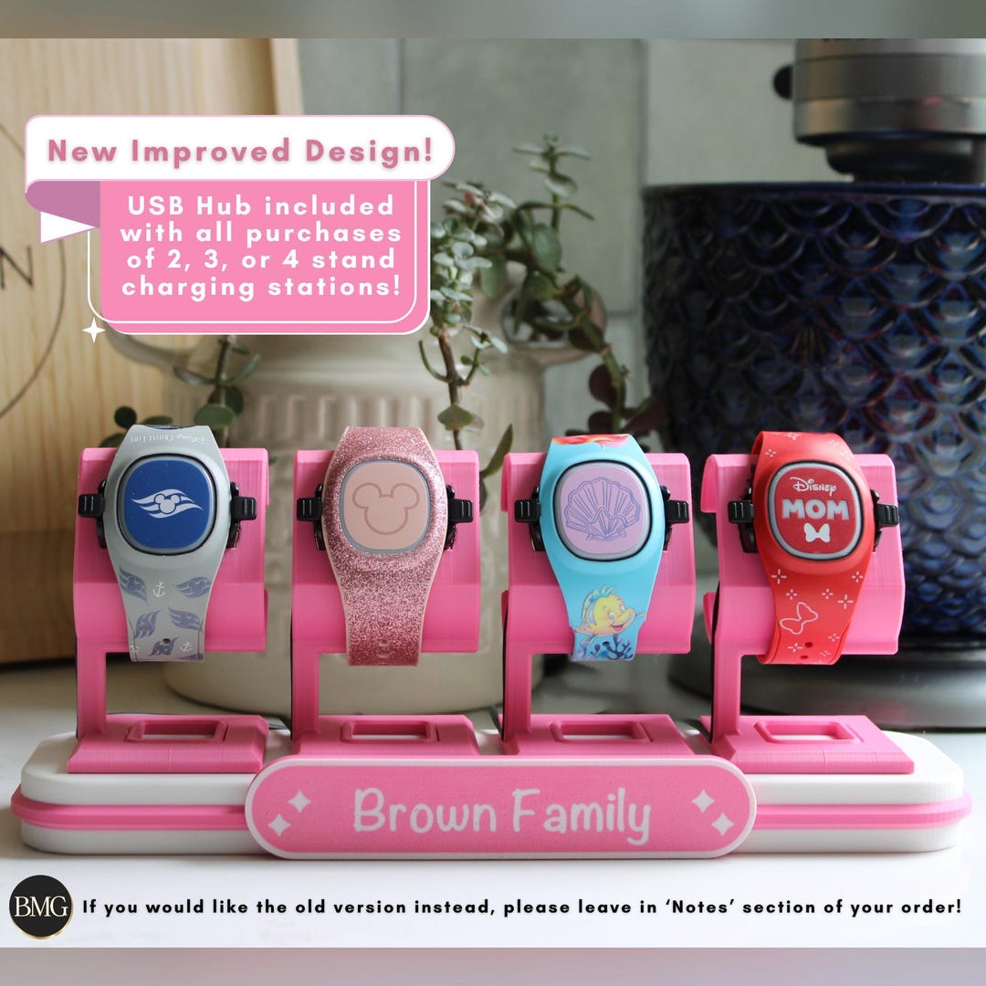 Customizable Magicband Charging Station Compatible With Disney’s ...