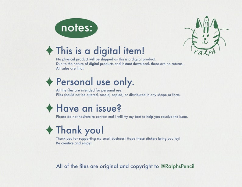 Paper Pack Digital Stickers - High-resolution Muji Style Aesthetic ...