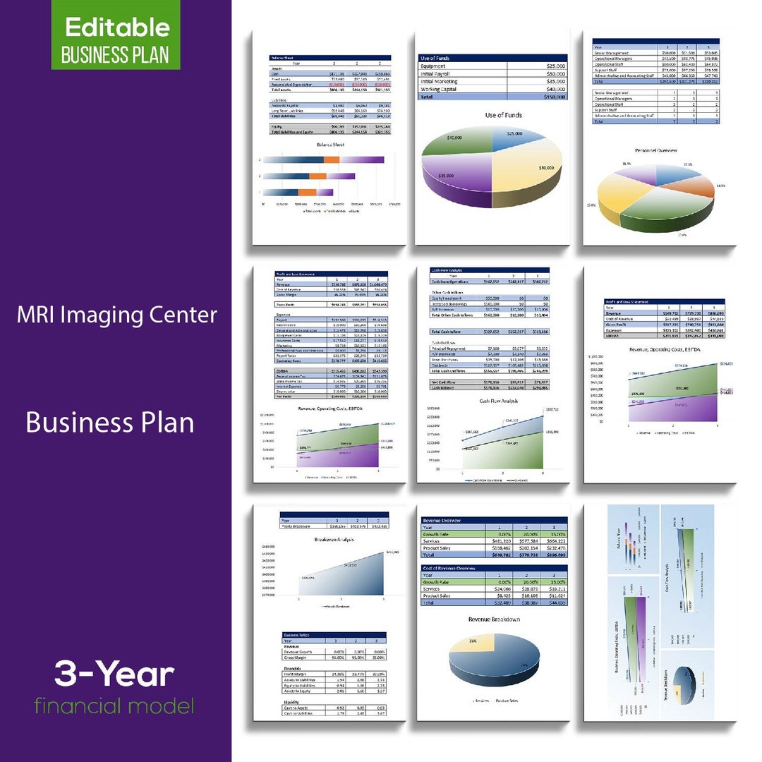 MRI Imaging Center Business Plan - Etsy