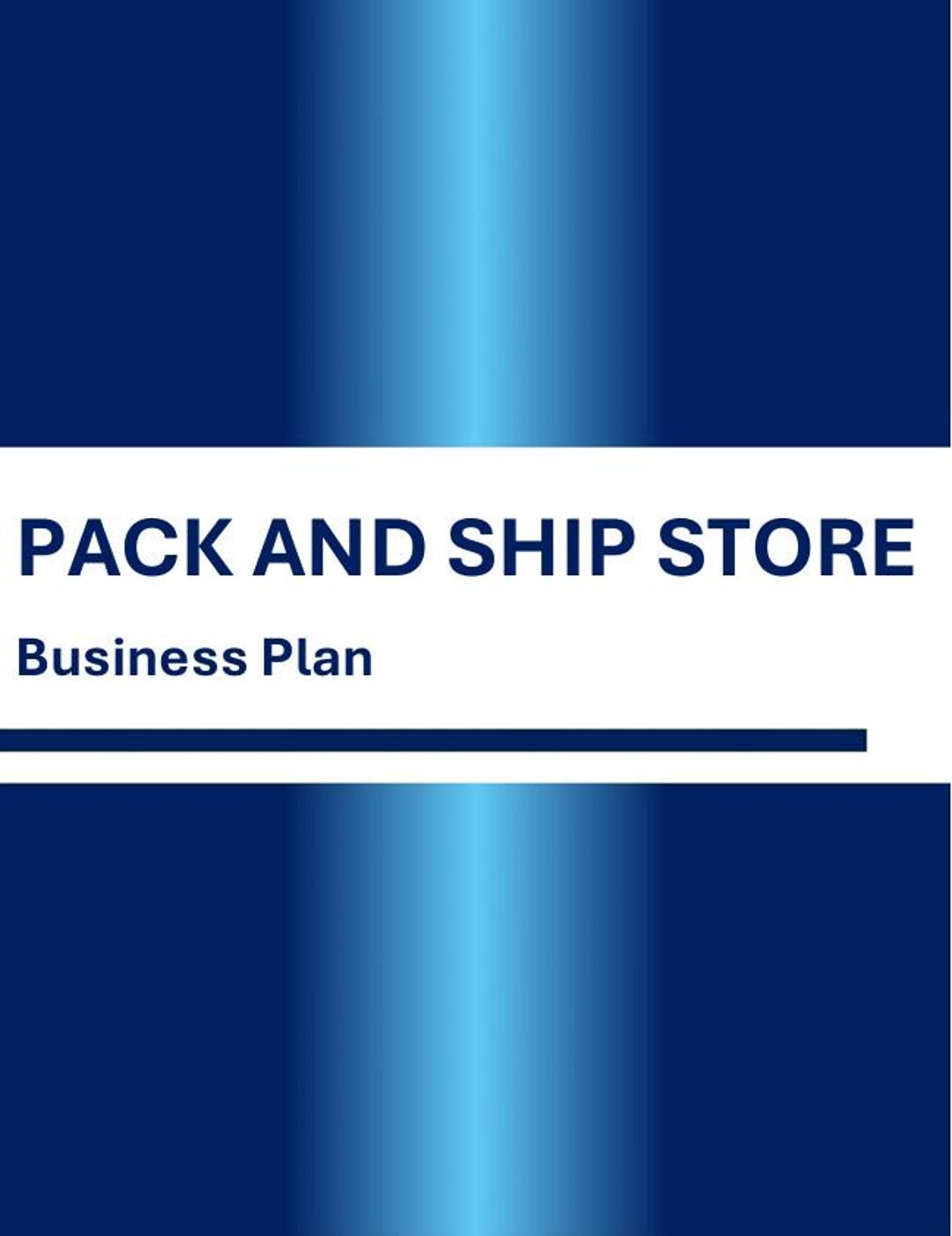 Pack and Ship Store Business Plan Template - Etsy