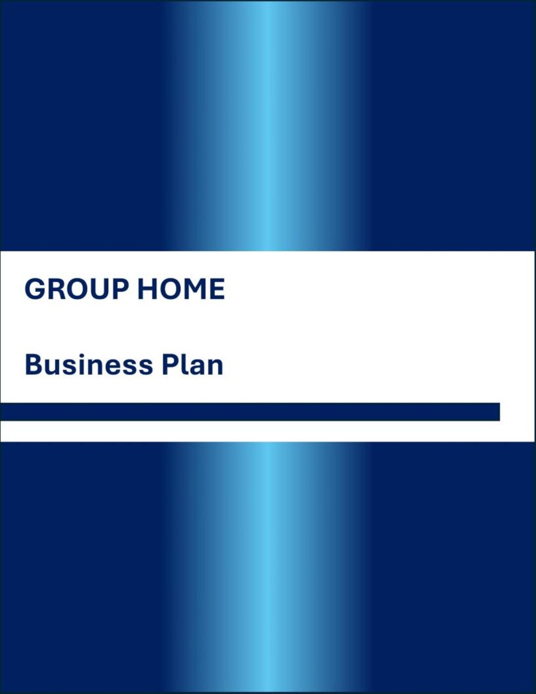 Group Home Business Plan - Etsy