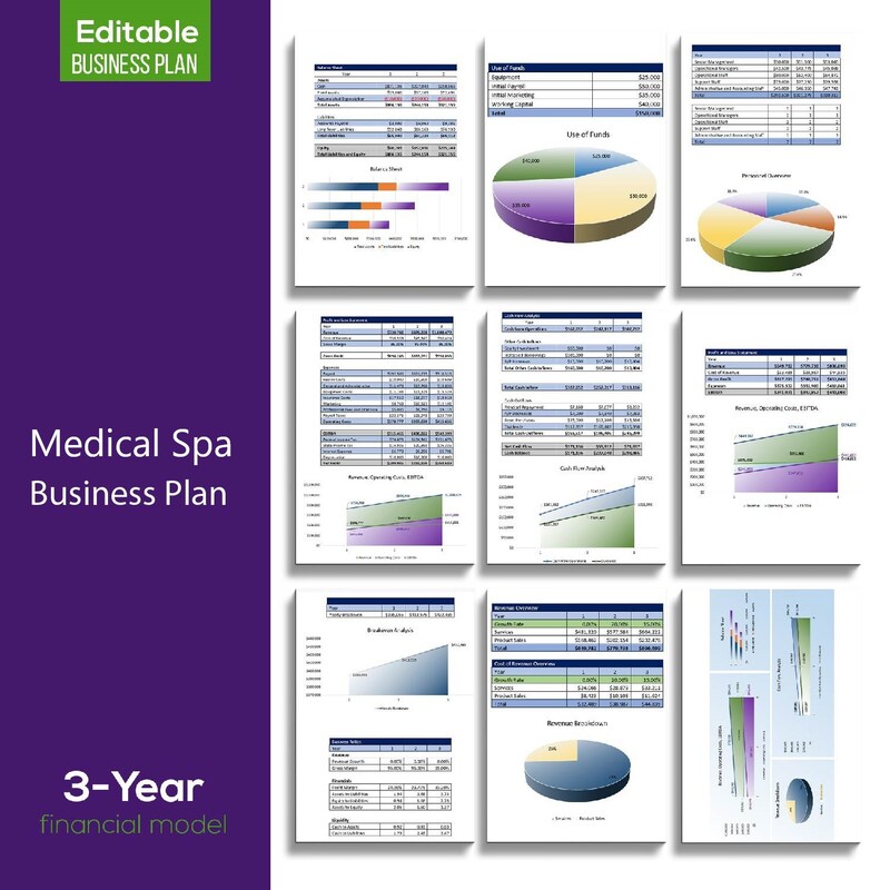 Spa Excel Template - Etsy