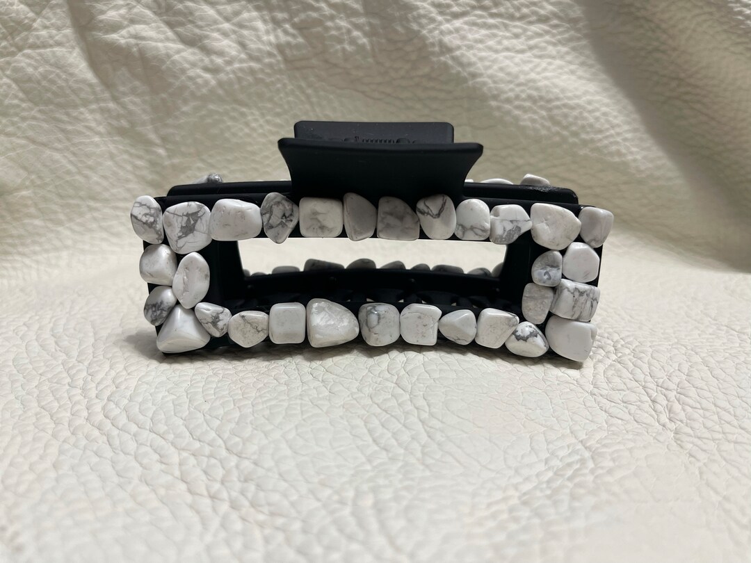 Stone Claw Clip - Etsy