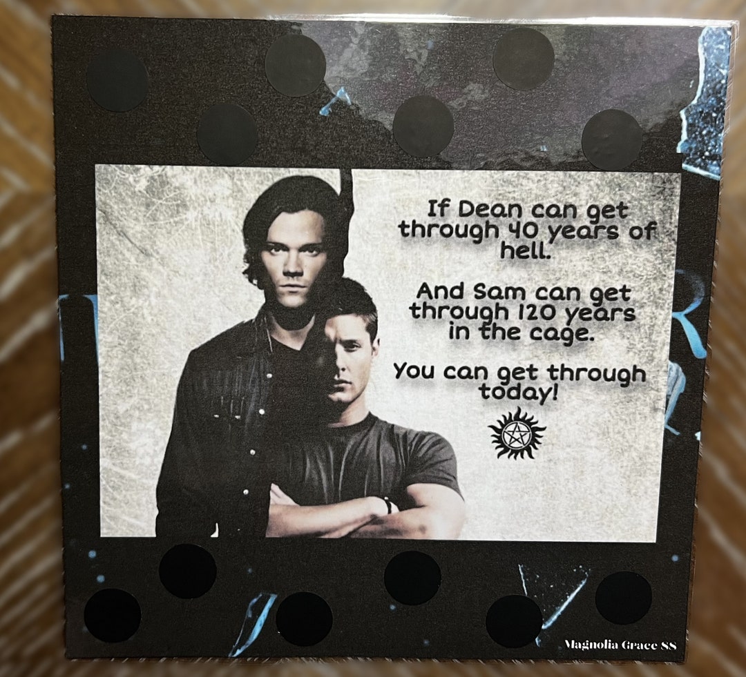 Supernatural Motivational Scratch and Save - Etsy