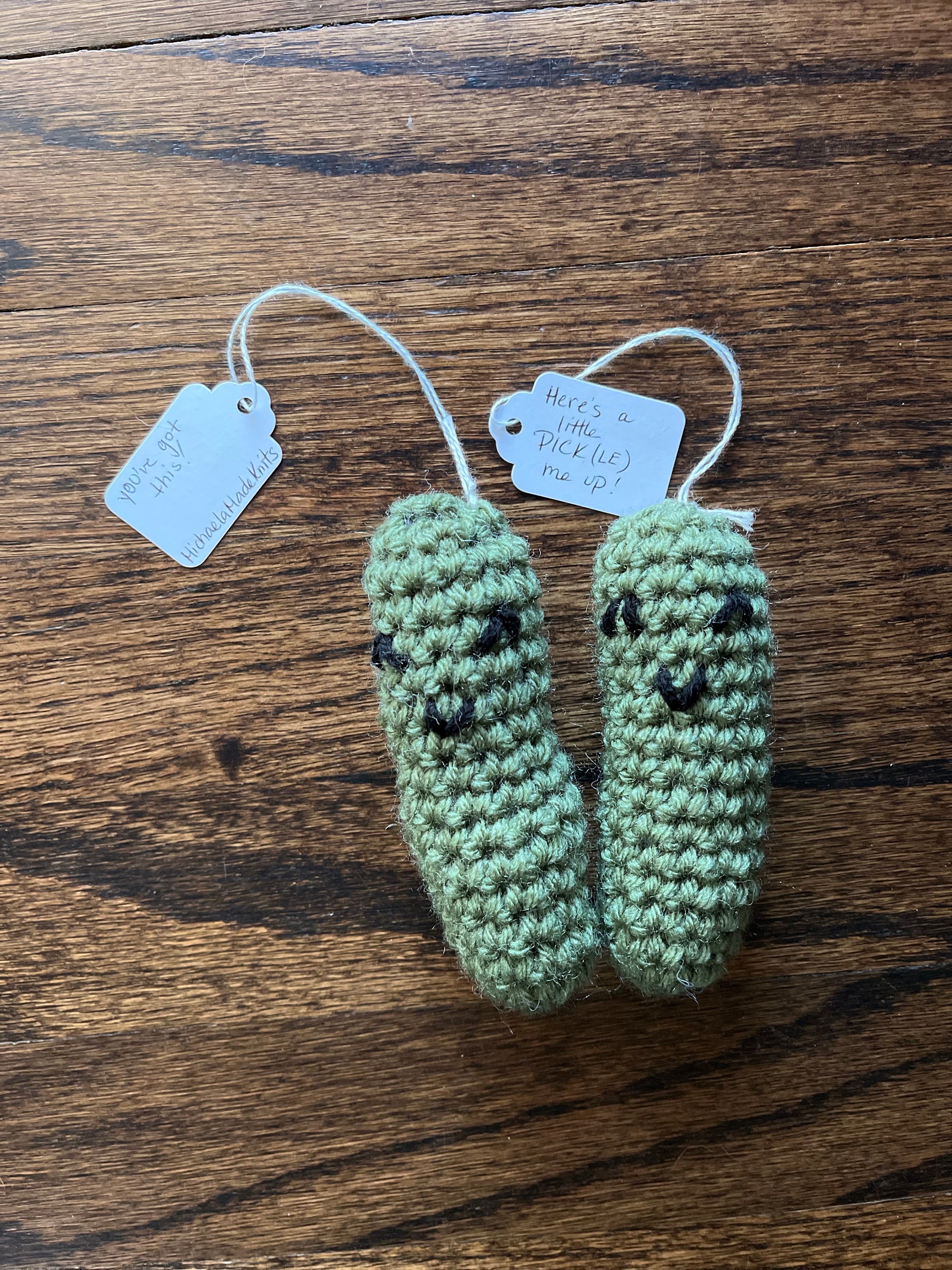 Crochet Positive Pickle; Crocheted Pickle; Encouraging Crochet; Stuffed ...