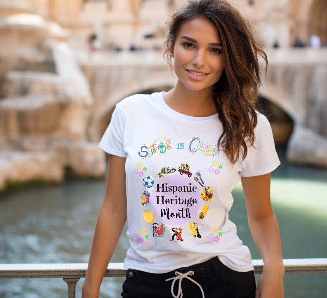 Hispanic Heritage Month, Mes De La Hispanidad Shirt, Hispanic Heritage ...